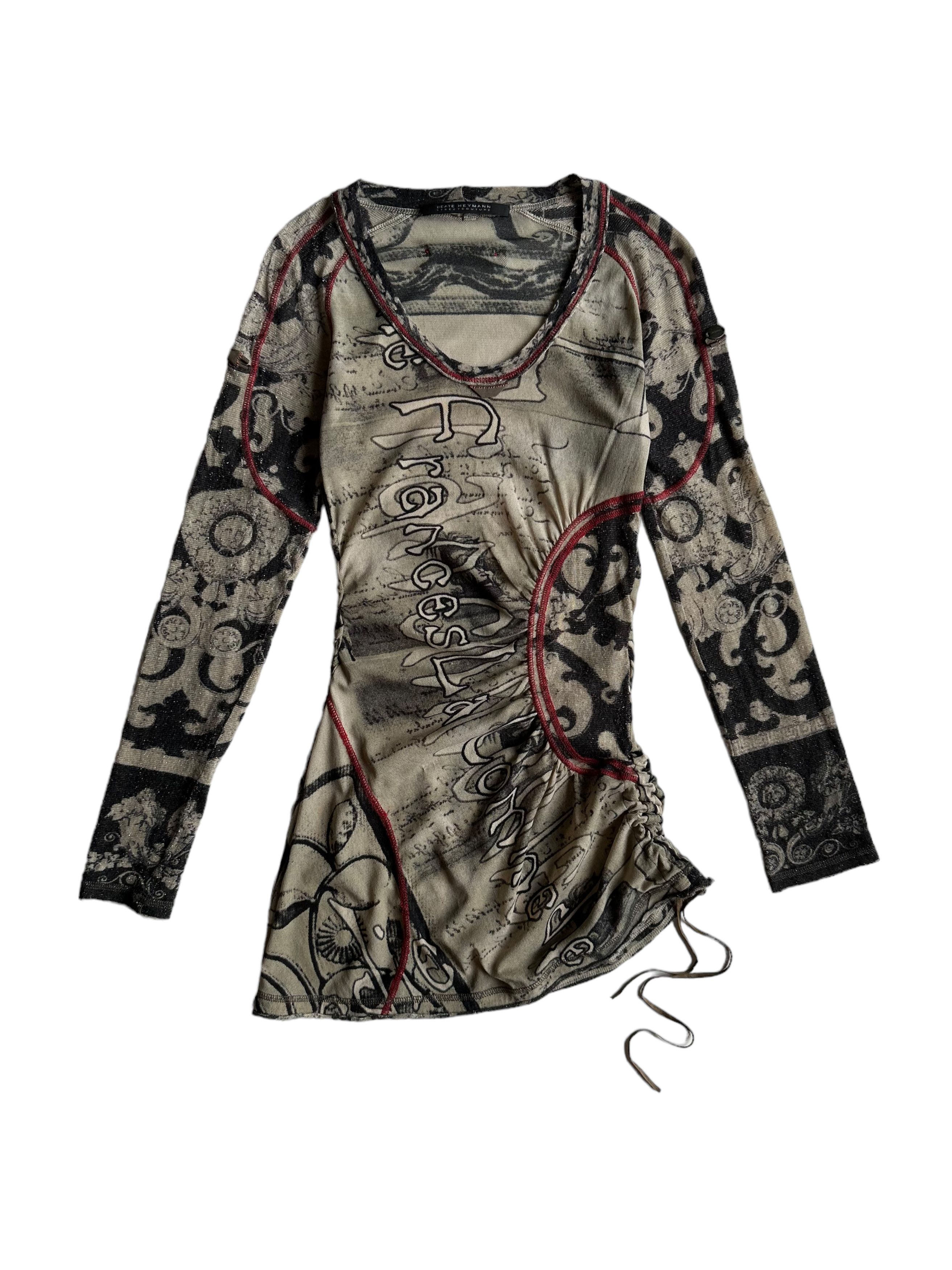 Designer × Jean Paul Gaultier × Vintage Fabulous Vintage yk2 Mesh Sheer ...