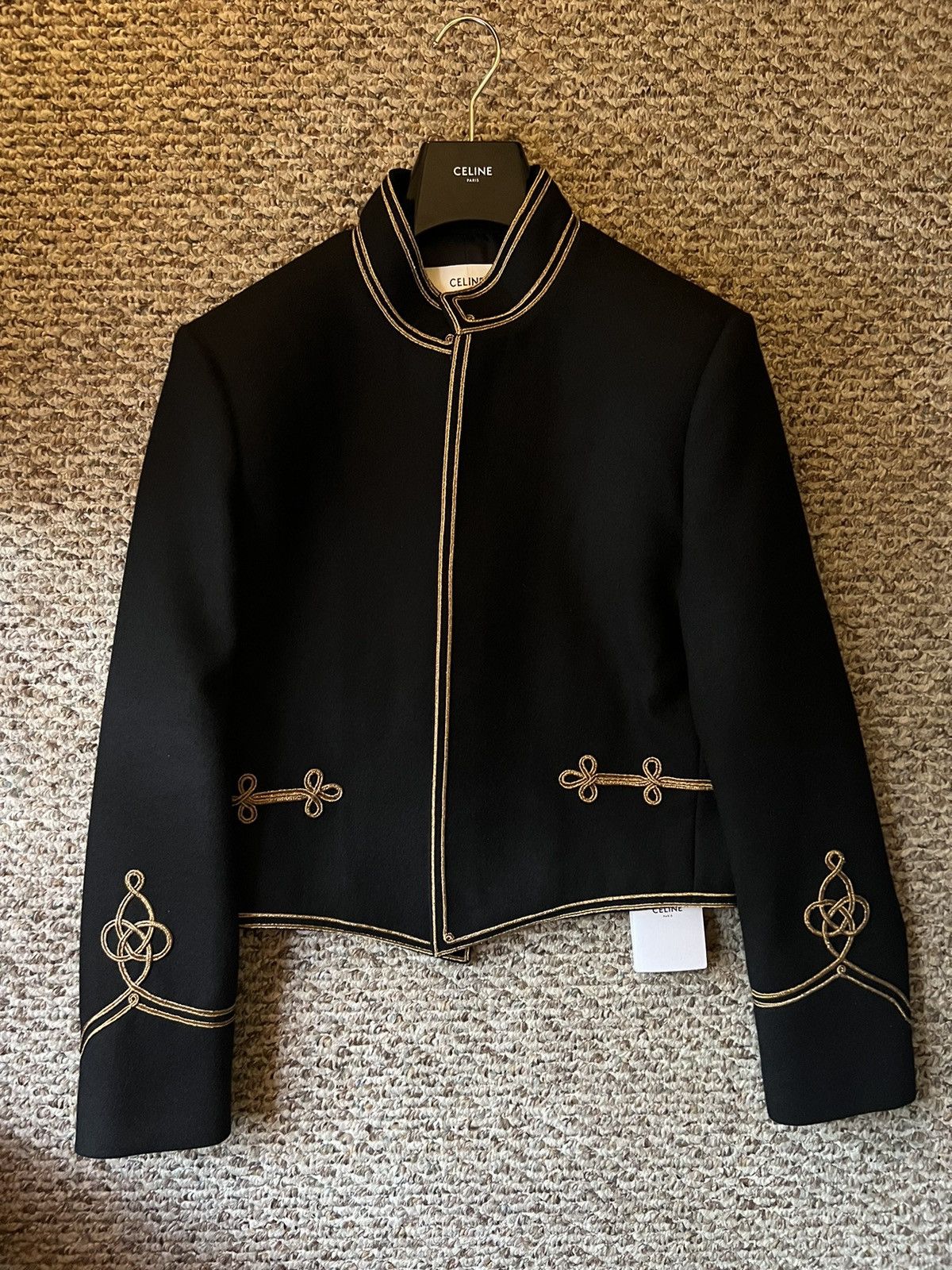 Celine FW20 Japanese Flannel Spencer Military Jacket | Grailed