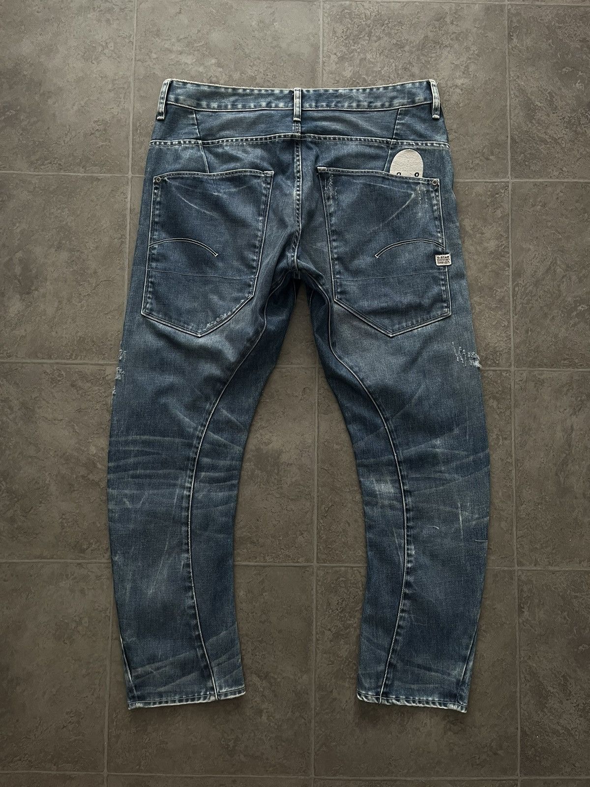 Gstar GSTAR RAW BY PHARRELL DROP 1 TYPE C 3D TAPERED JEANS BIONIC | Grailed