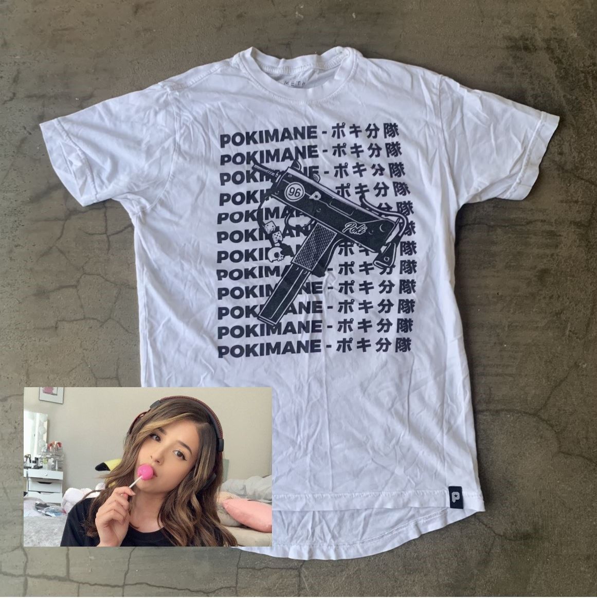 Other Official Pokimane Compact Tee Rare | Grailed