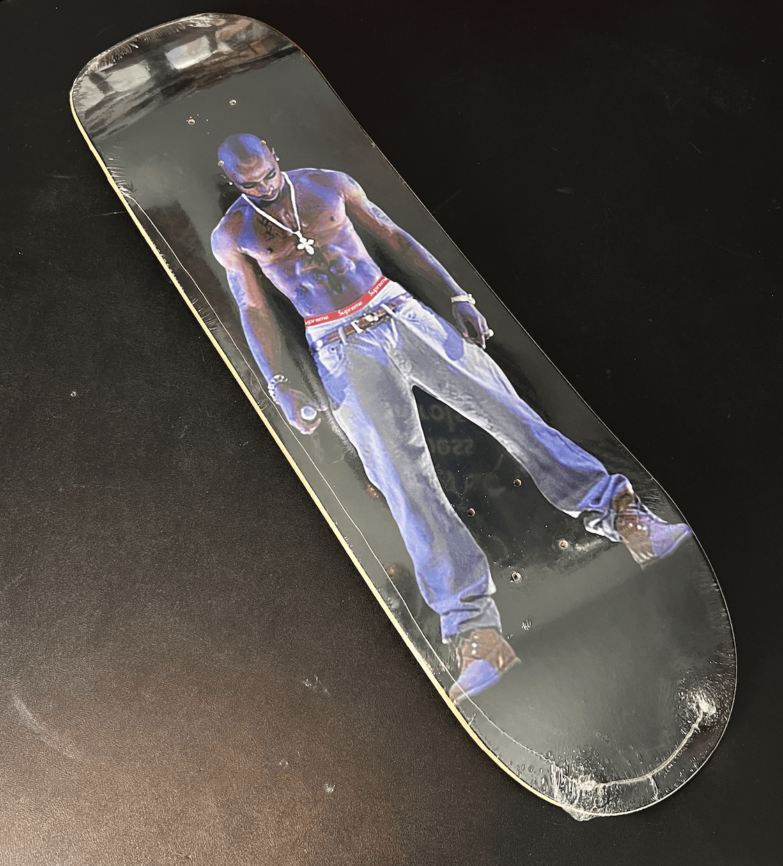 Supreme Supreme Tupac Hologram Skateboard Deck Black | Grailed
