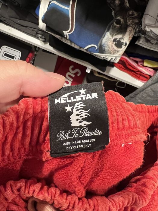 HELLSTAR Hellstar Red Flare Sweatpants | Grailed HELLSTAR Hellstar Red Flare Sweatpants | Grailed