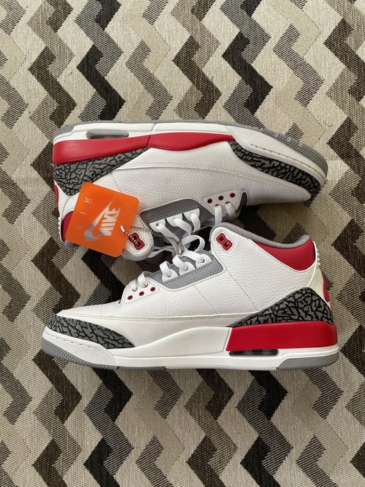 Nike Air Jordan 3 Fire Red | Grailed