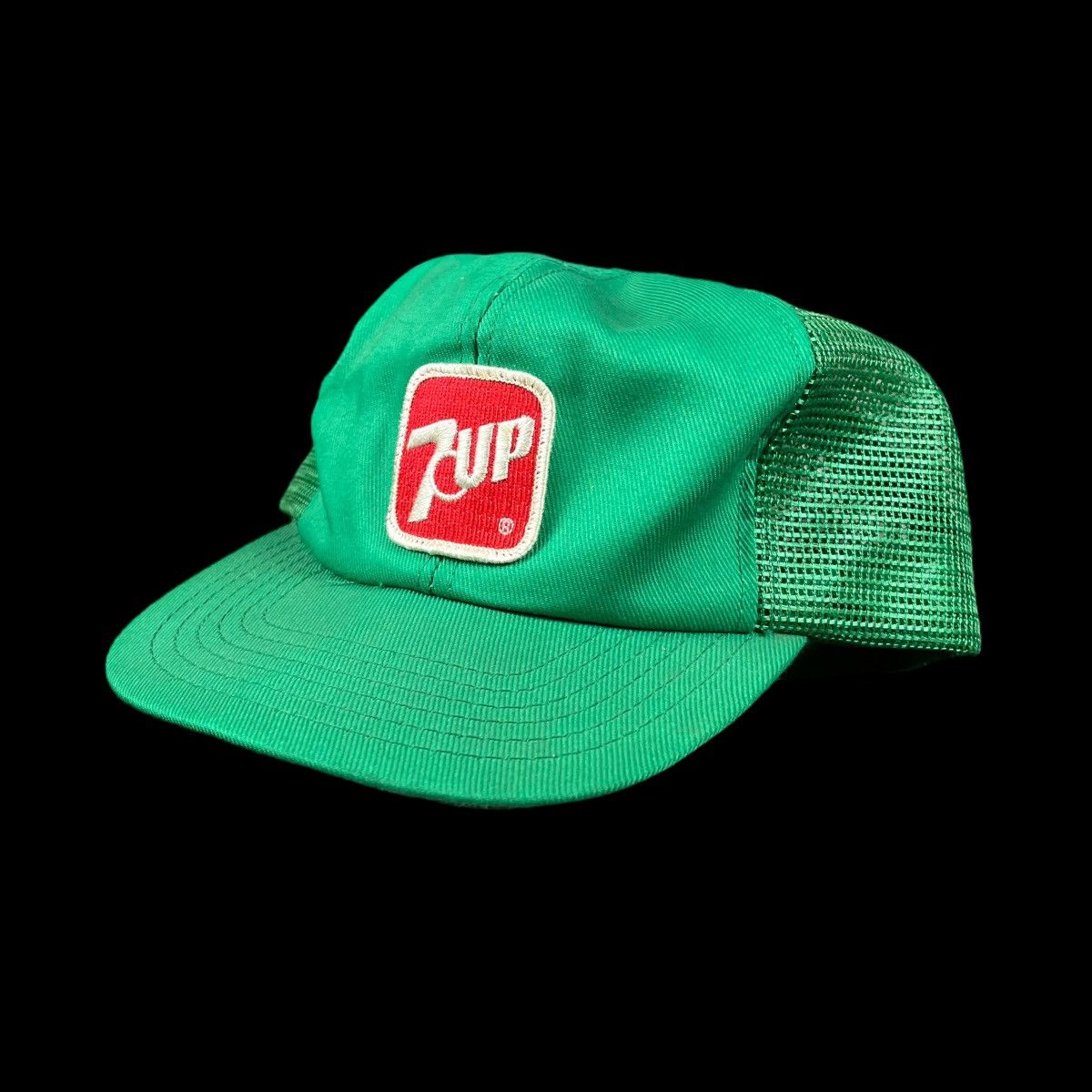 Made In Usa × Streetwear × Vintage Vintage 7-UP Green Trucker Snapback ...