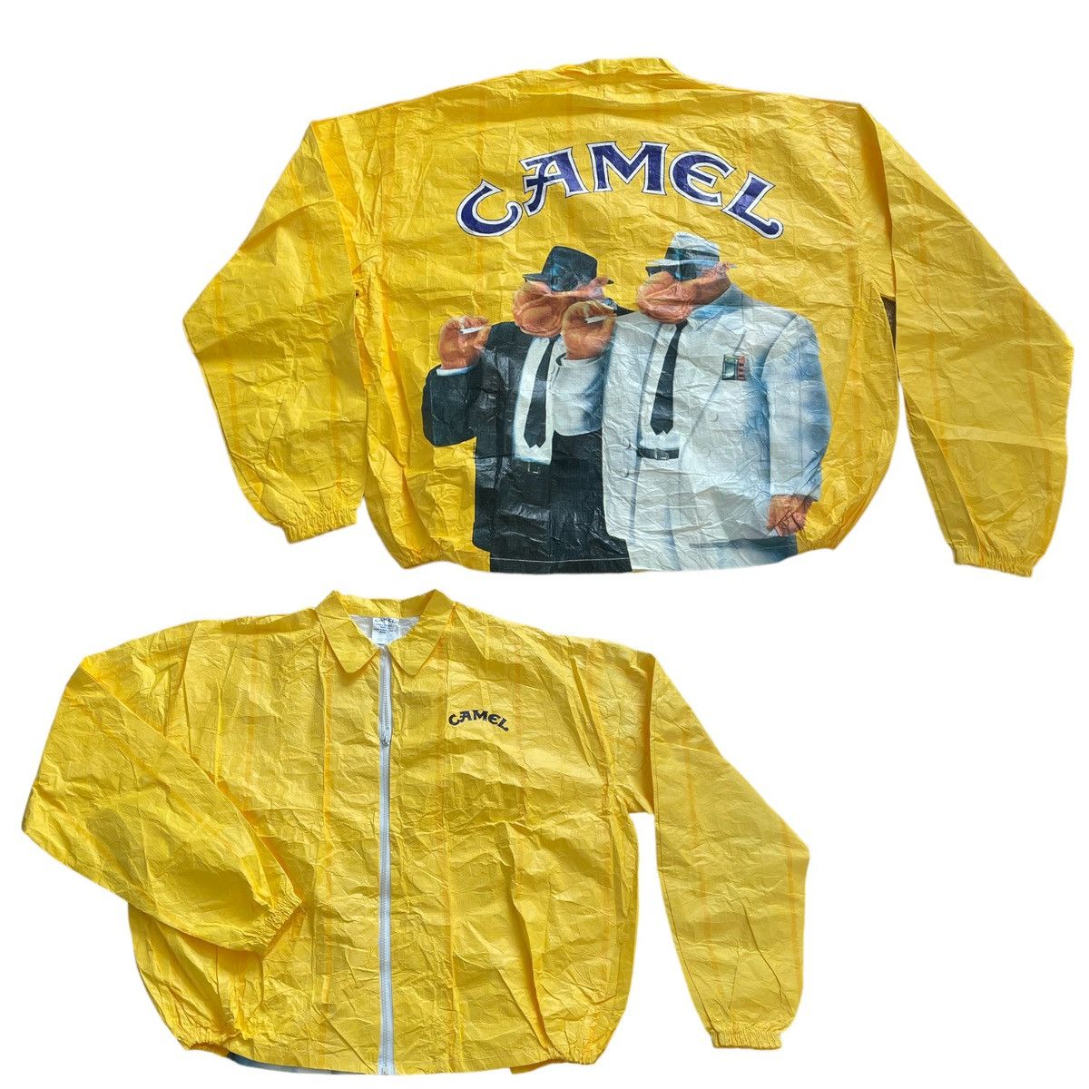 Camel × Marlboro × Vintage Vintage 90’s Camel Tyvek Windbreaker Jacket ...
