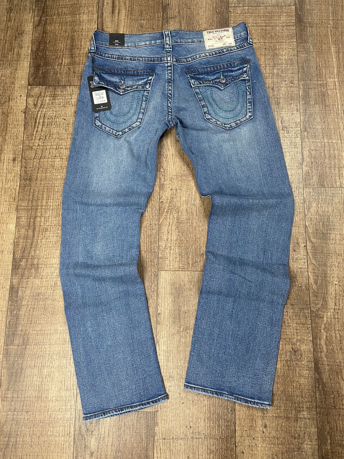 True Religion Deadatock Baggy Y2K True Religion Relaxed Fit Blue Jeans ...