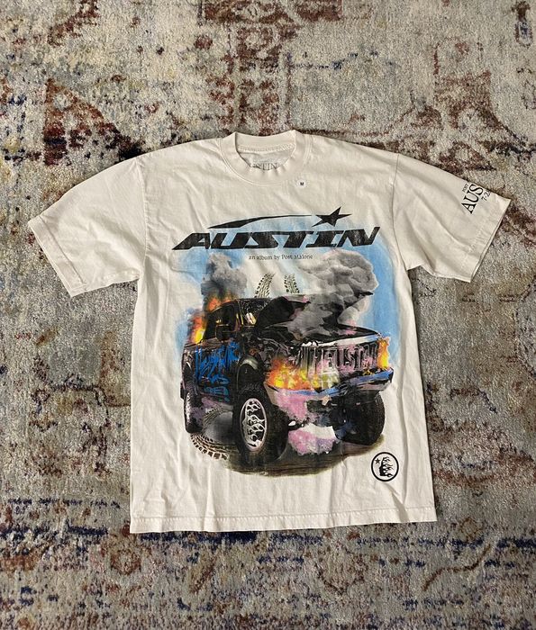 Streetwear Hellstar x Post Malone Austin Merch Tee | Grailed