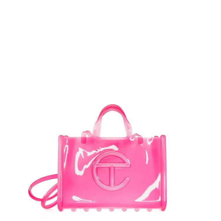 Telfar Telfar “Telly Jelly” Large Jelly Shopper - Clear Pink | Grailed