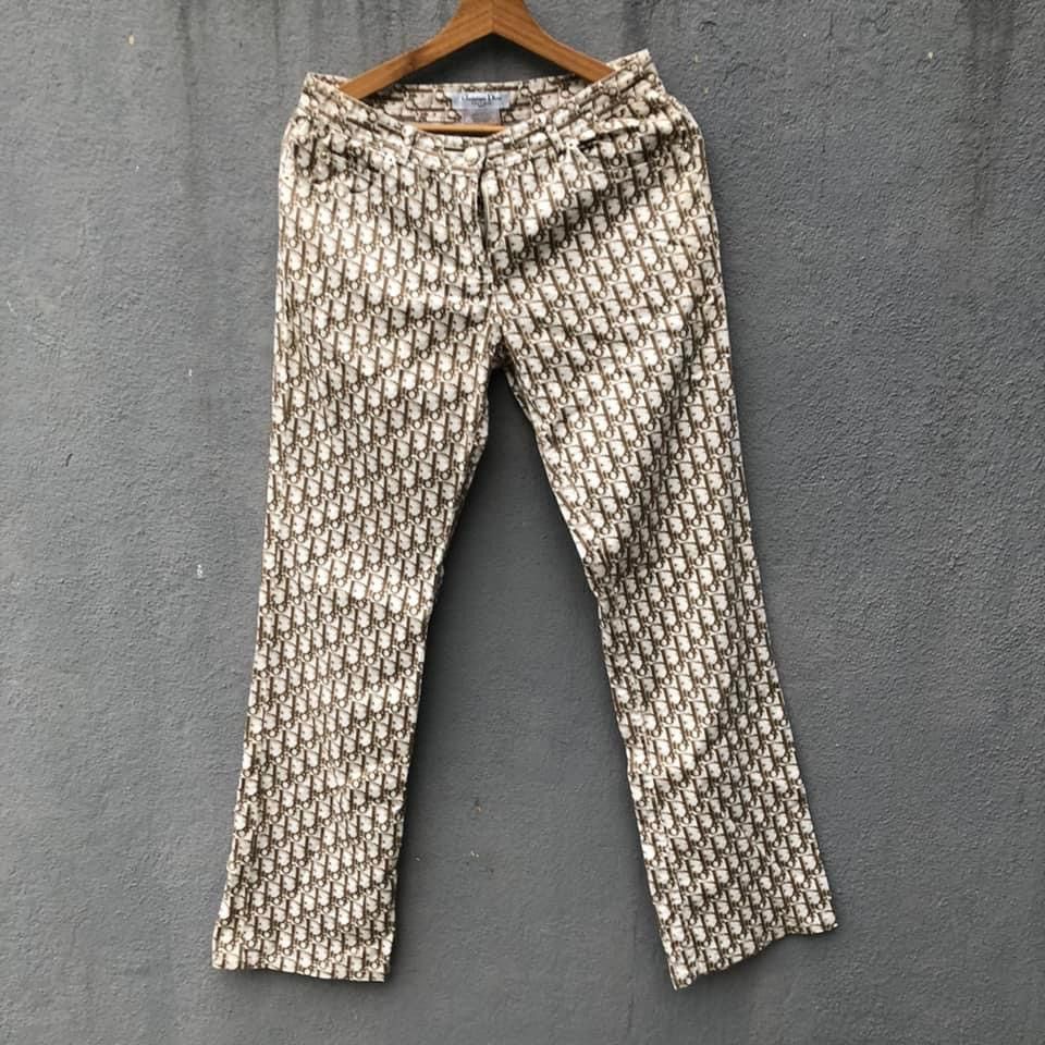 Vintage CHRISTIAN DIOR MONOGRAM TROUSER PANTS | Grailed