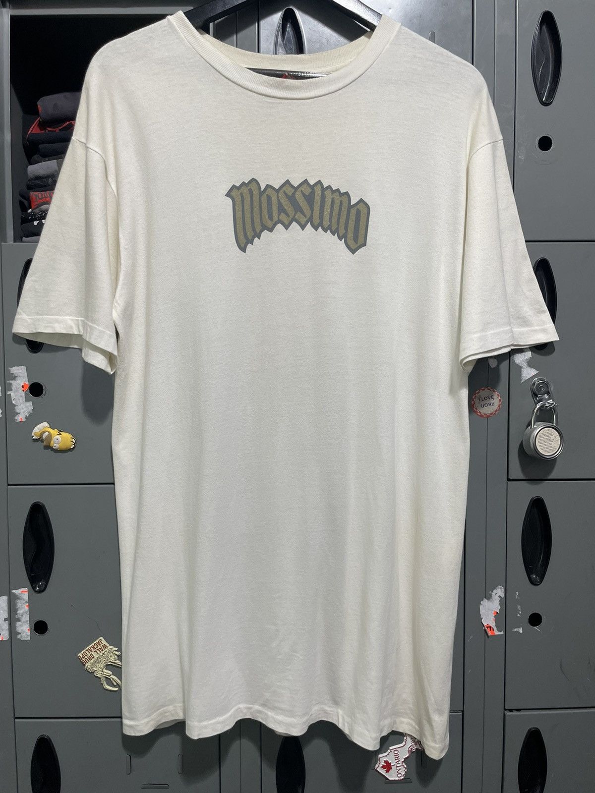 Mossimo × Streetwear × Vintage Mossimo old English crest logo tee ...