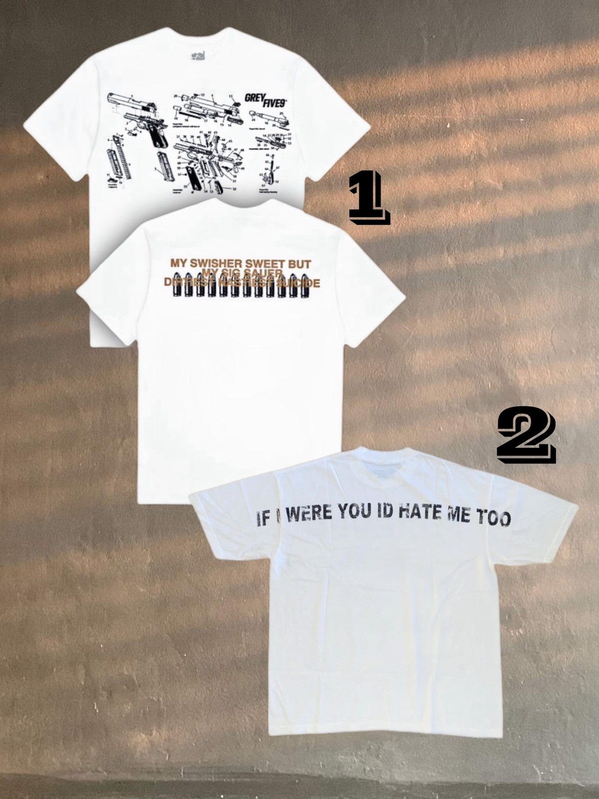 Pouya & $uicideboy$ Merch BUNDLE OF 2 $uicideboy$ G59 Chetta BREAKDOWN ...