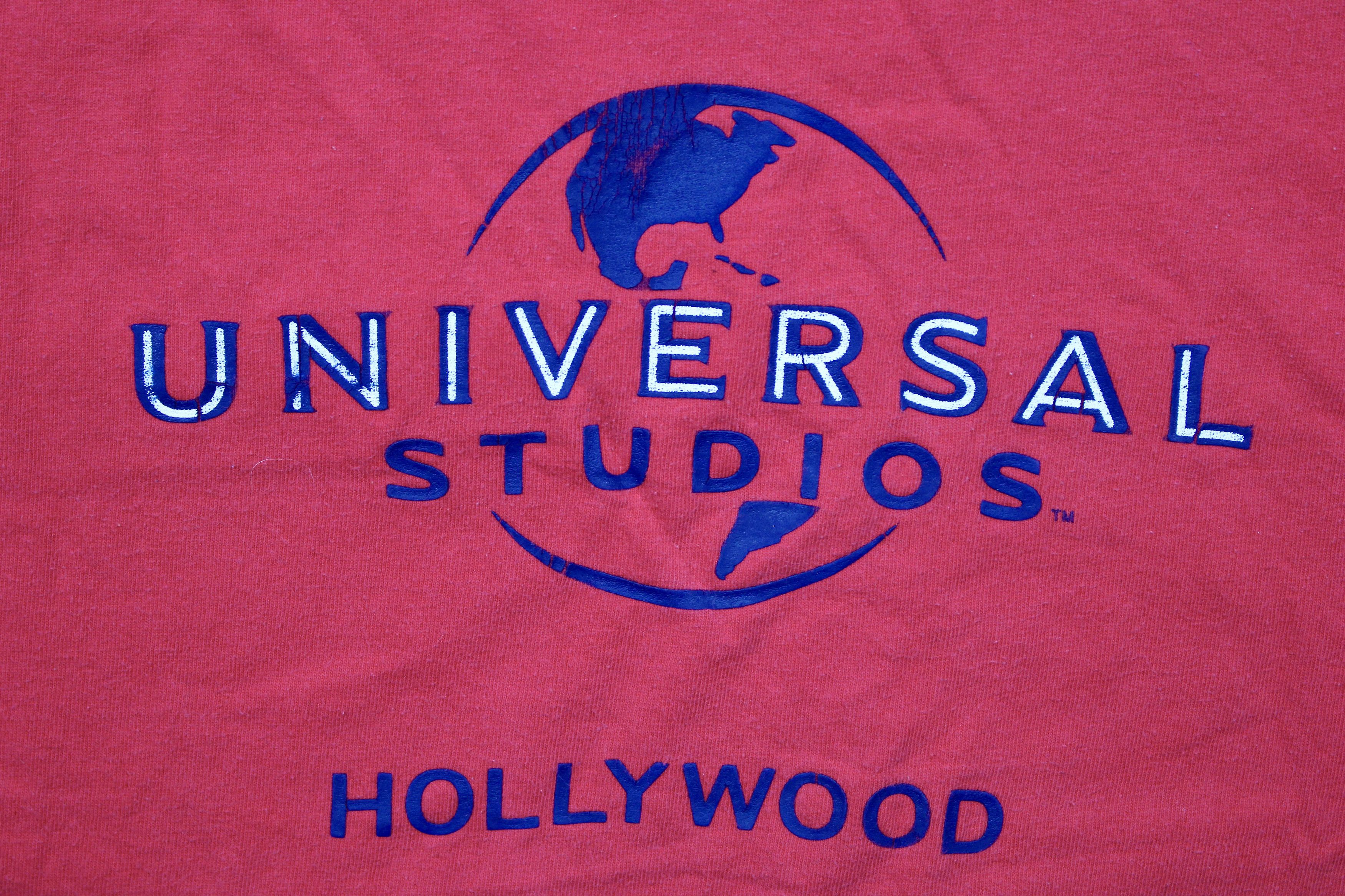 Vintage Vintage Universal Studios Hollywood CA 1990's Red T-Shirt | Grailed
