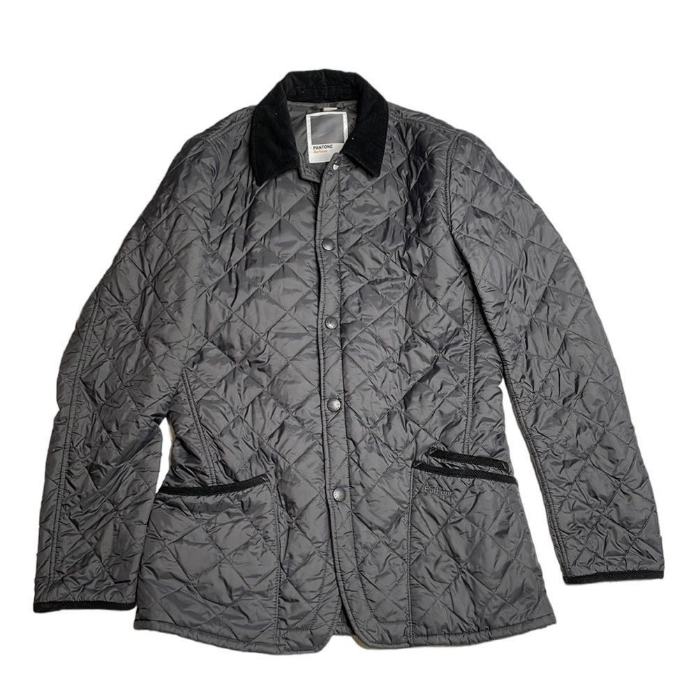 Barbour Pantone Barbour Heritage Quilted Gray Jacket Small | Grailed
