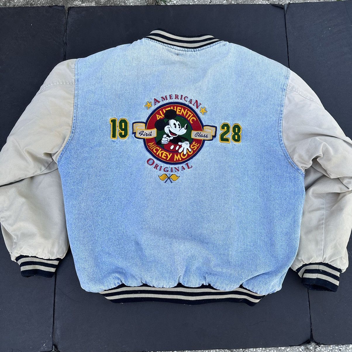 Disney × Mickey Mouse × Vintage Vintage Disney Store Mickey Mouse denim ...