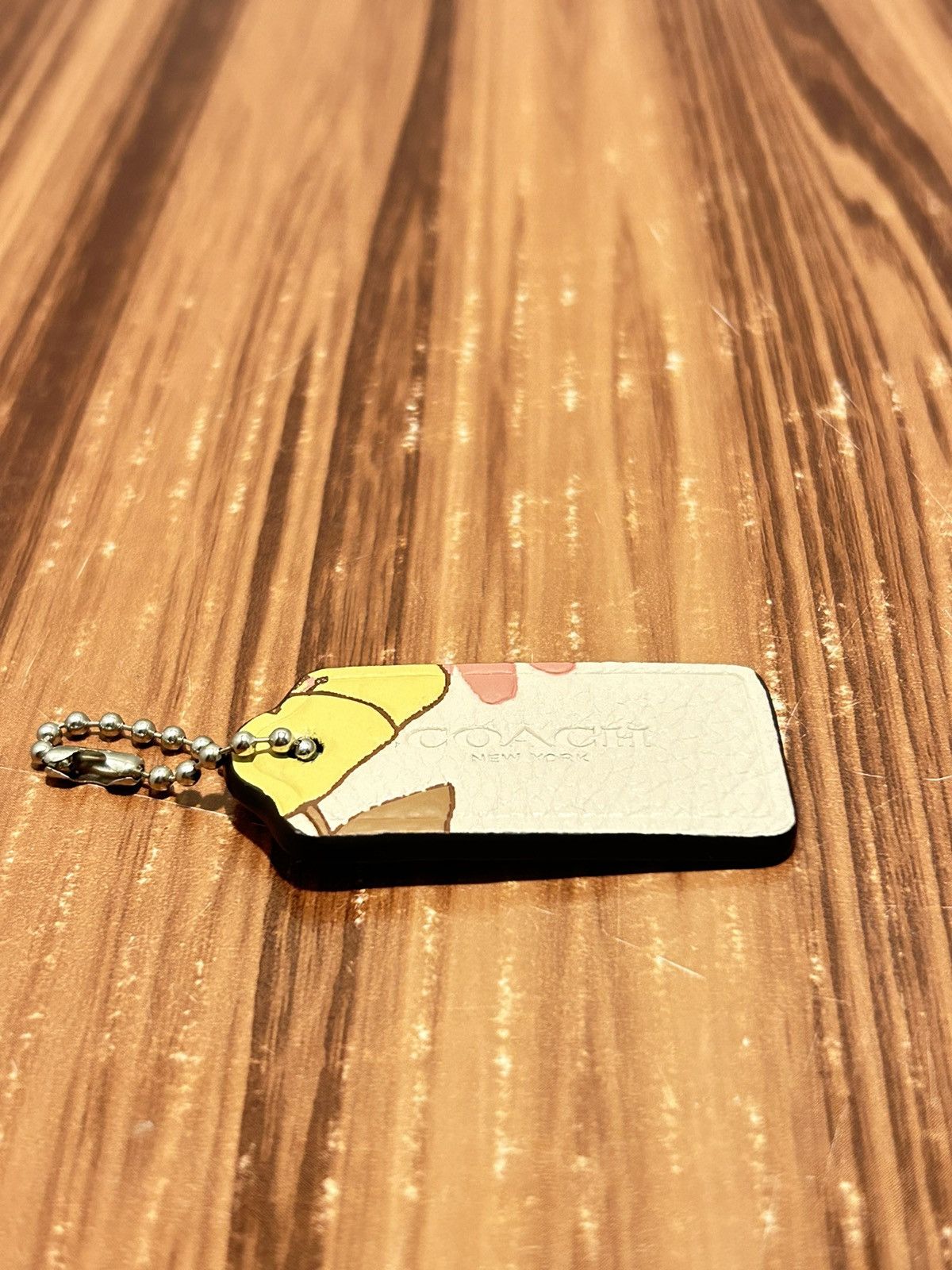 Coach Coach Hang-tag Bag Charm Replacement Floral Leather | Grailed