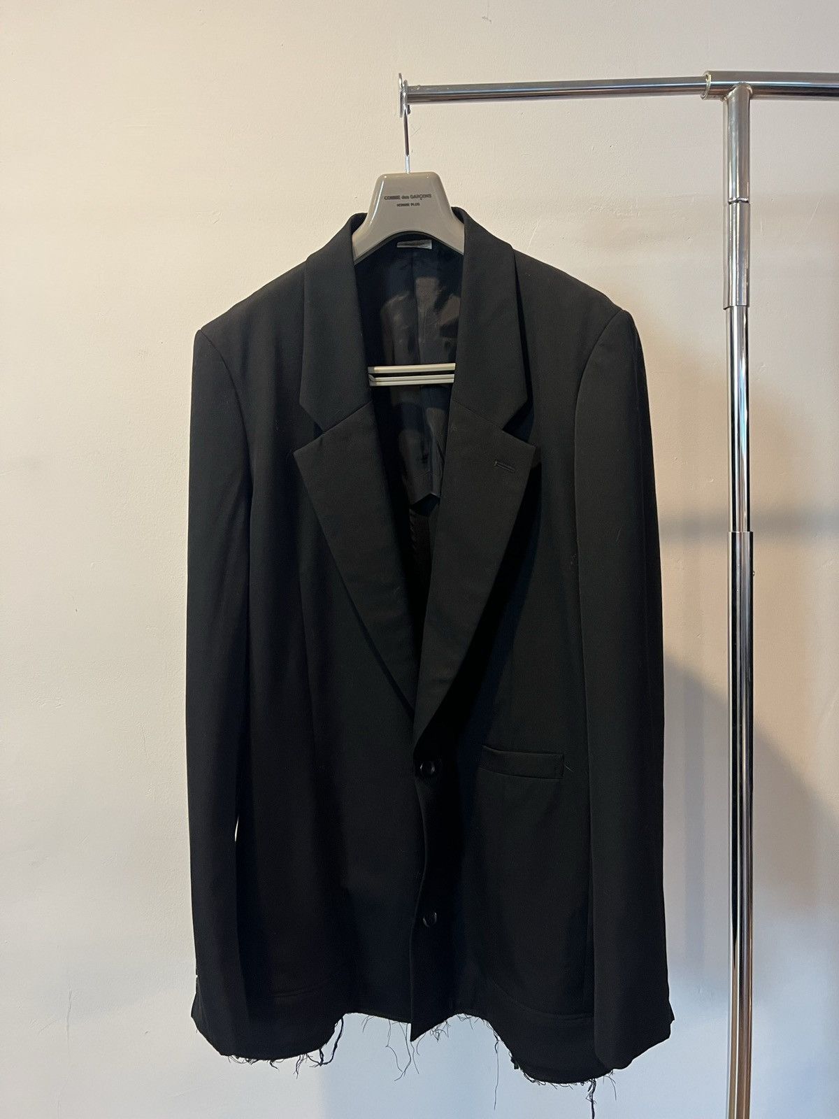 Comme des Garcons Homme Plus CDG Homme Plus F/W ‘29 Cut Off Wool Blazer ...