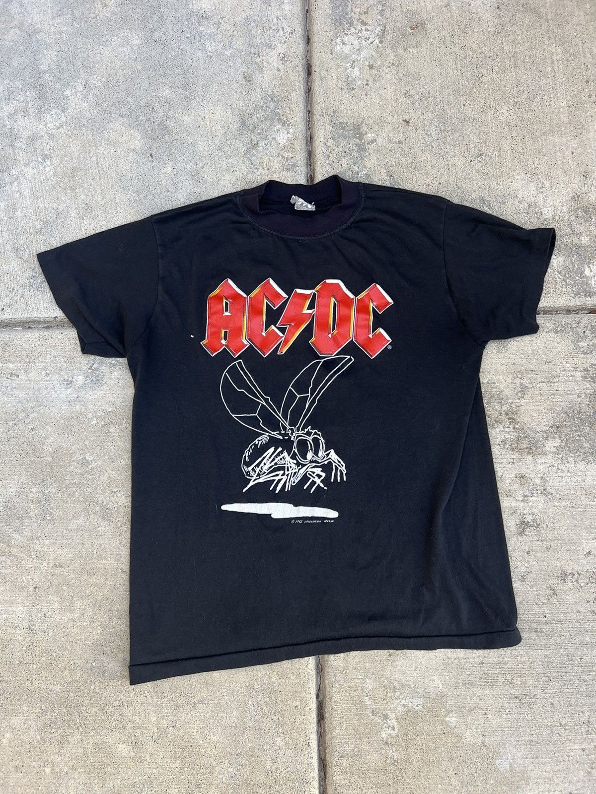 Vintage Vintage 1985 Acdc Graphic T Shirt Grailed