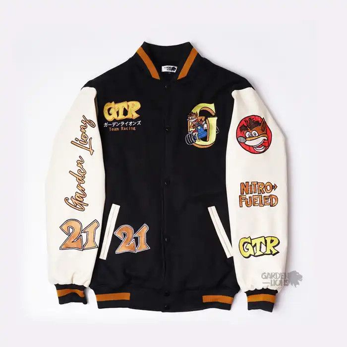 Bomber Jacket × Cartoon Network × Varsity Jacket Varsity jacket GTR ...