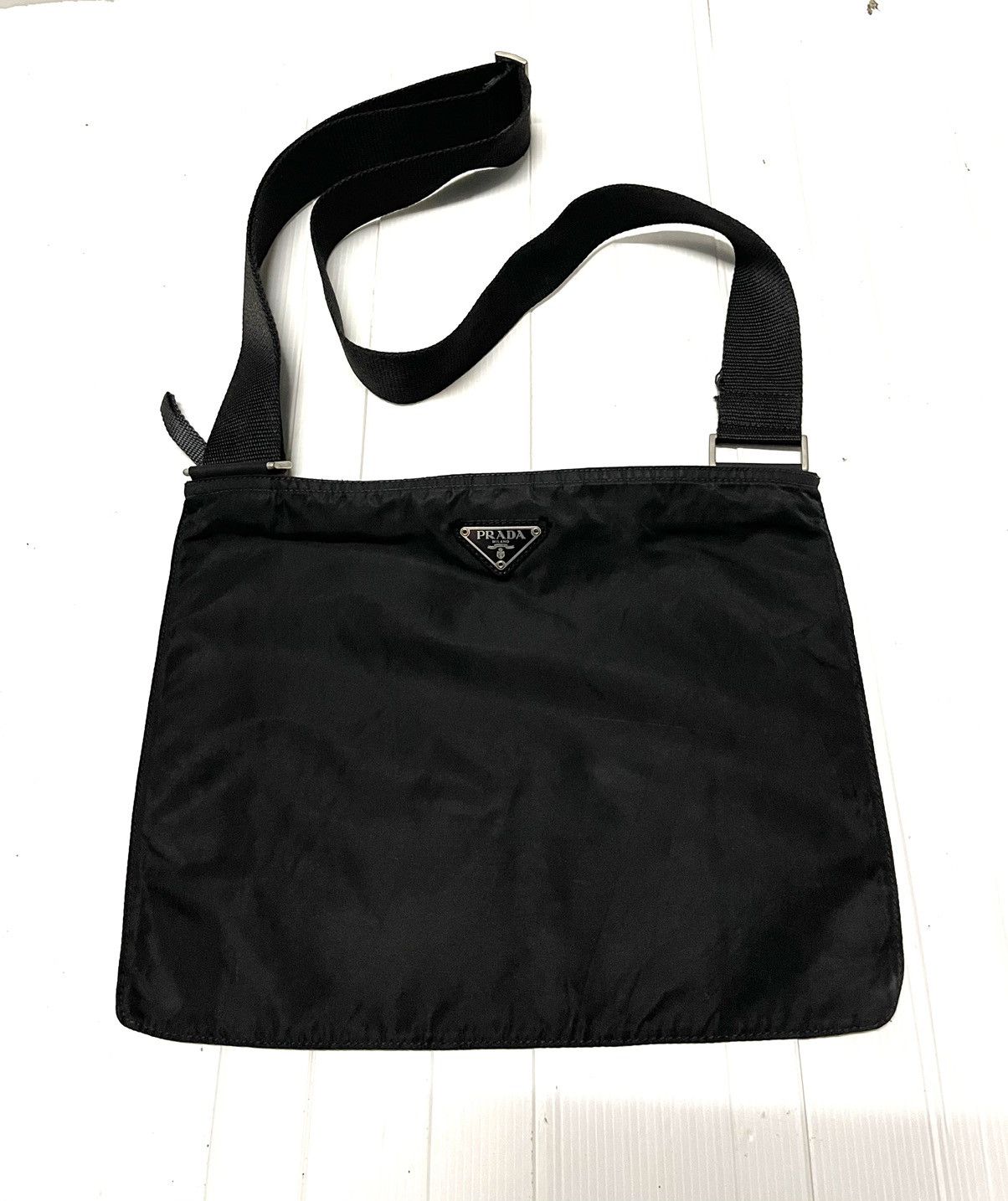 Prada Authentic Prada Nylon Sling Bag | Grailed