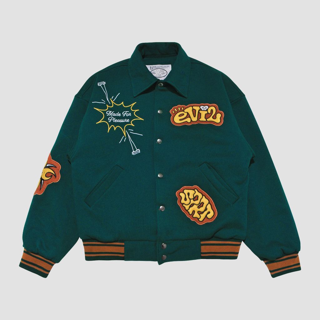 Varsity VARSITY JACKET - FAITH DARK GREEN UNISEX | Grailed