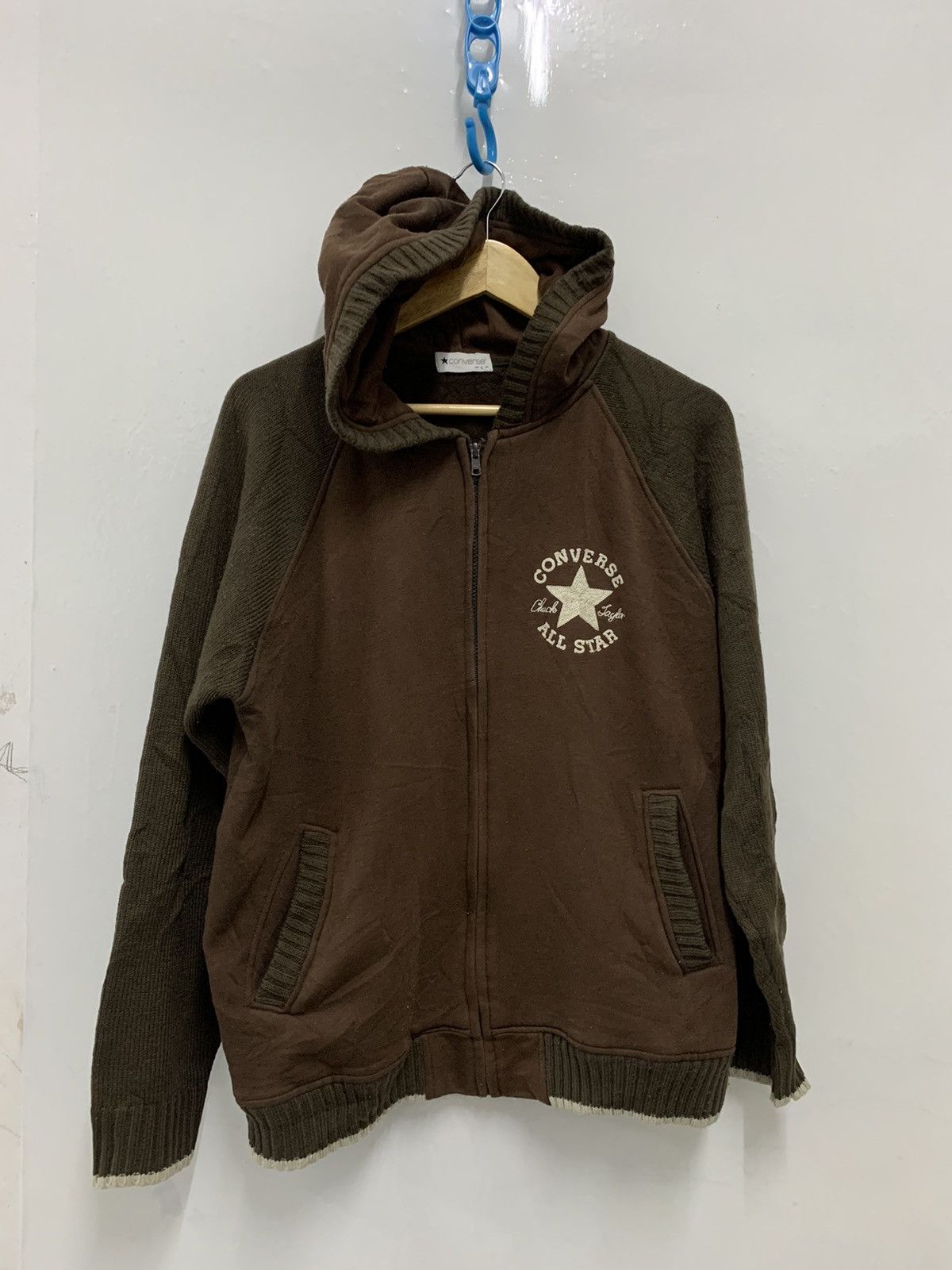 Converse × Streetwear × Vintage VINTAGE Converse Sweater Hoodie ...