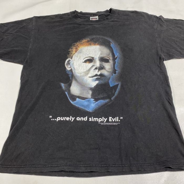 Vintage 90's Vintage Halloween Movie promo michael myers simply evil ... Vintage 90's Vintage Halloween Movie promo michael myers simply evil ...