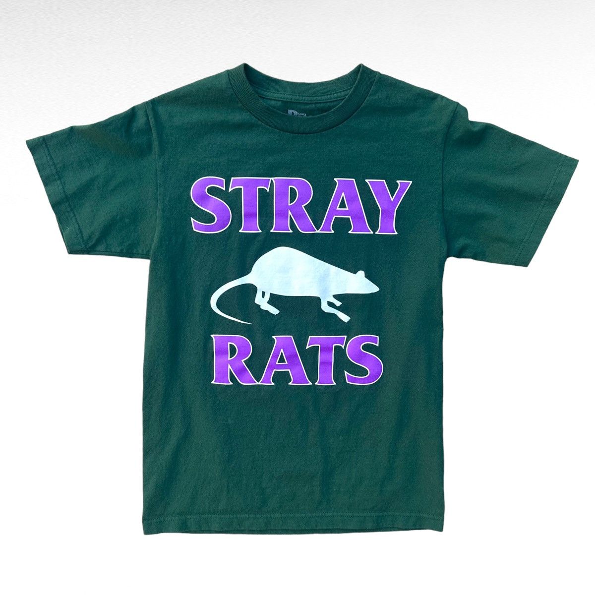 Stray Rats Stray Rats Rodenticide T Shirt Green Purple Size Small | Grailed