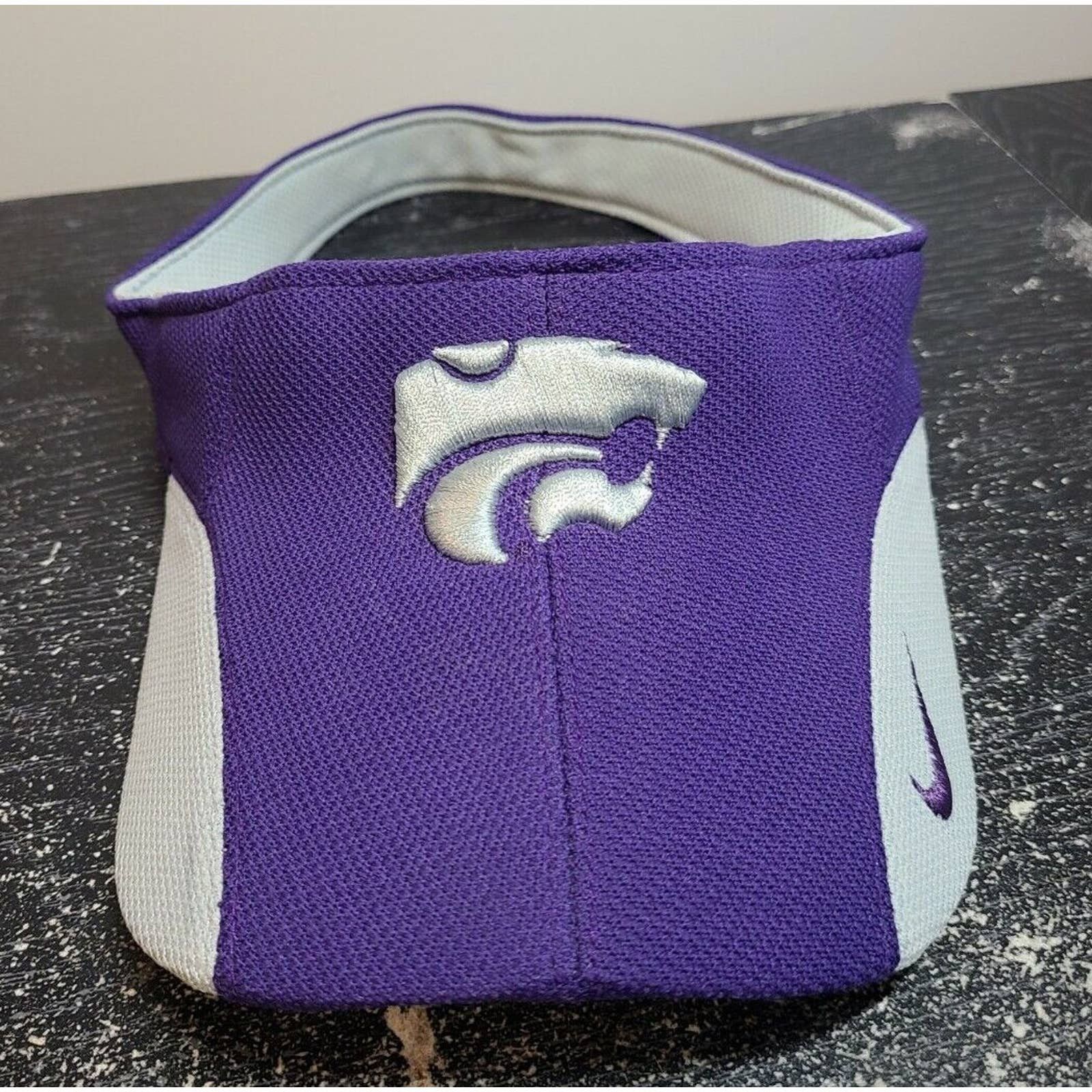 Nike Kansas State Wildcats Nike Visor Golf Hat Purple Flex Fit | Grailed