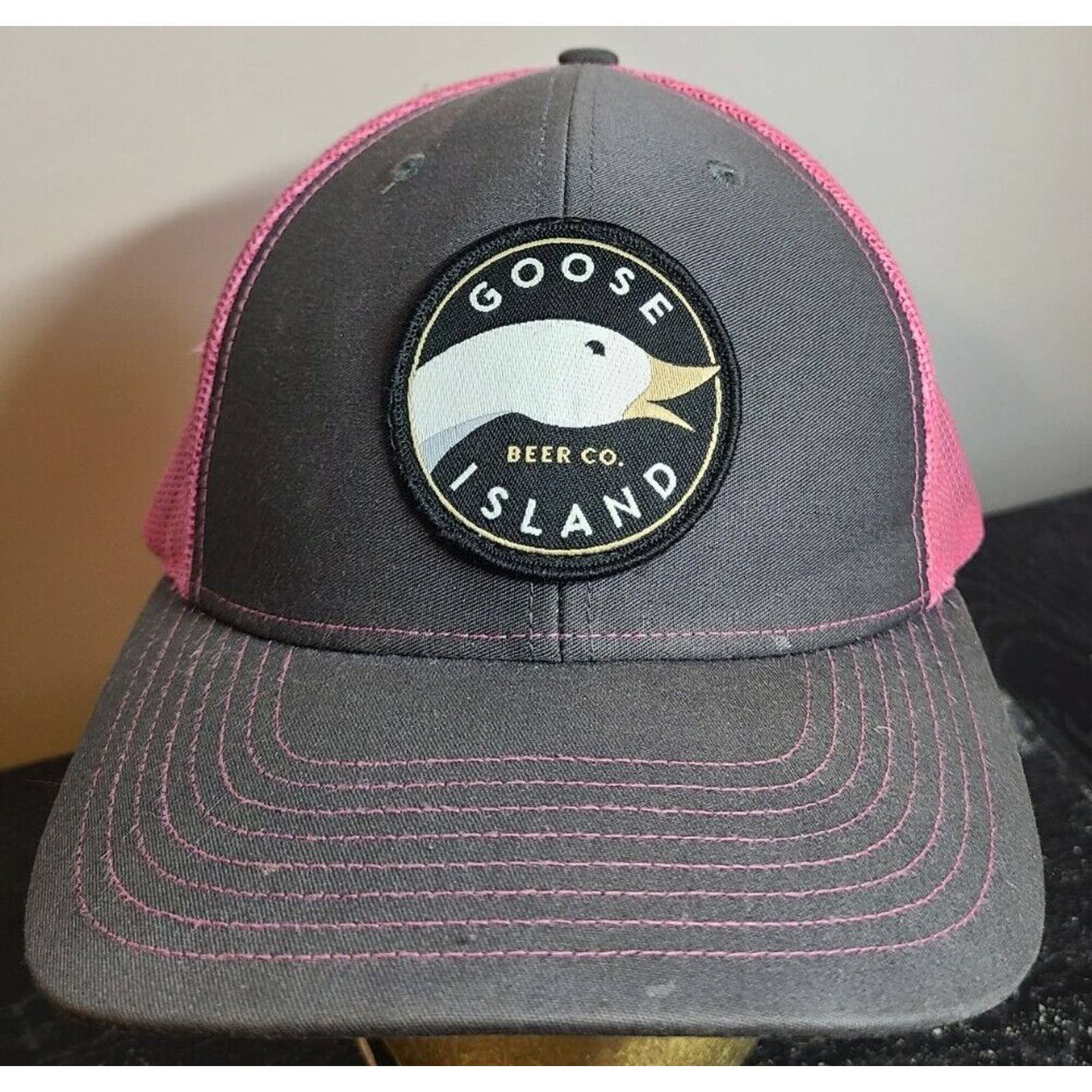 Richardson Goose Island Beer Co. Hat Pink Gray Baseball Cap Snapback ...