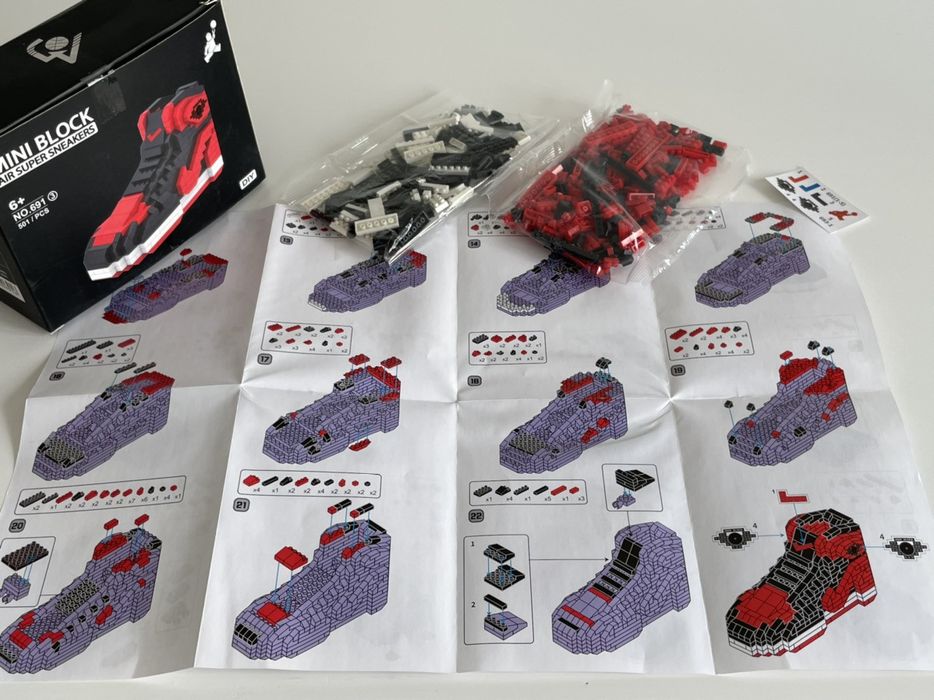 Nike Nike Jordan Lego Type Mini Building Blocks Set | Grailed