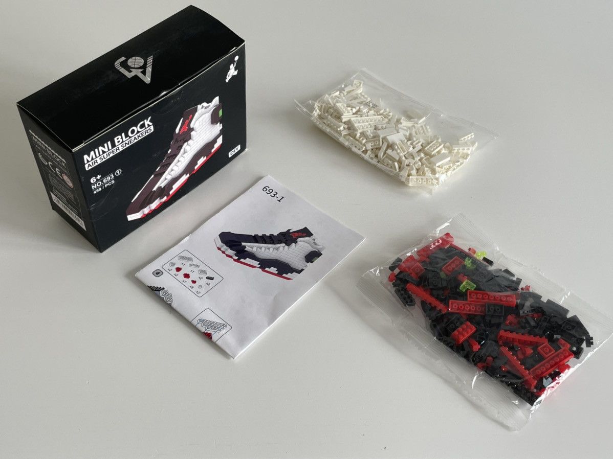 Jordan Brand × LEGO × Nike Nike Jordan Lego Type Mini Building Blocks ...