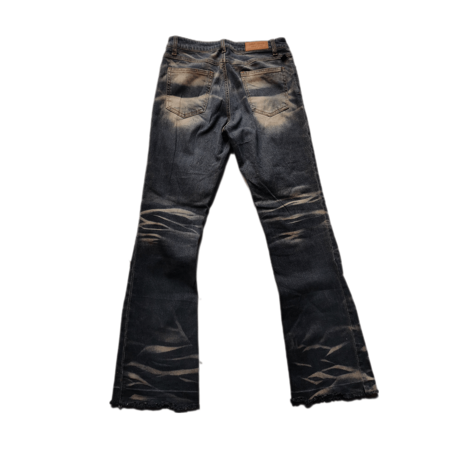 Archival Clothing 🇯🇵 🔥90s Japan HR Flare Tiger Stripe Ripped Boot Cut ...