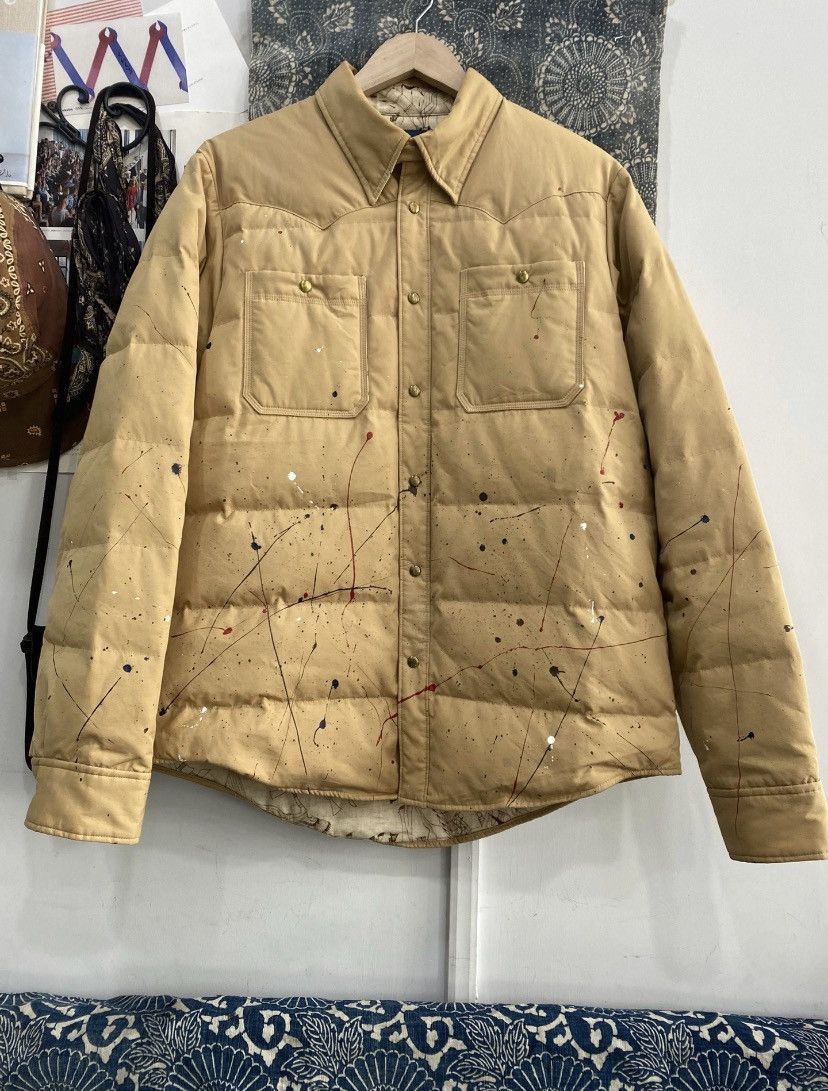 Visvim Visvim 20SS Ict Kerchief Down Jkt Splash Ink Padded Jacket | Grailed