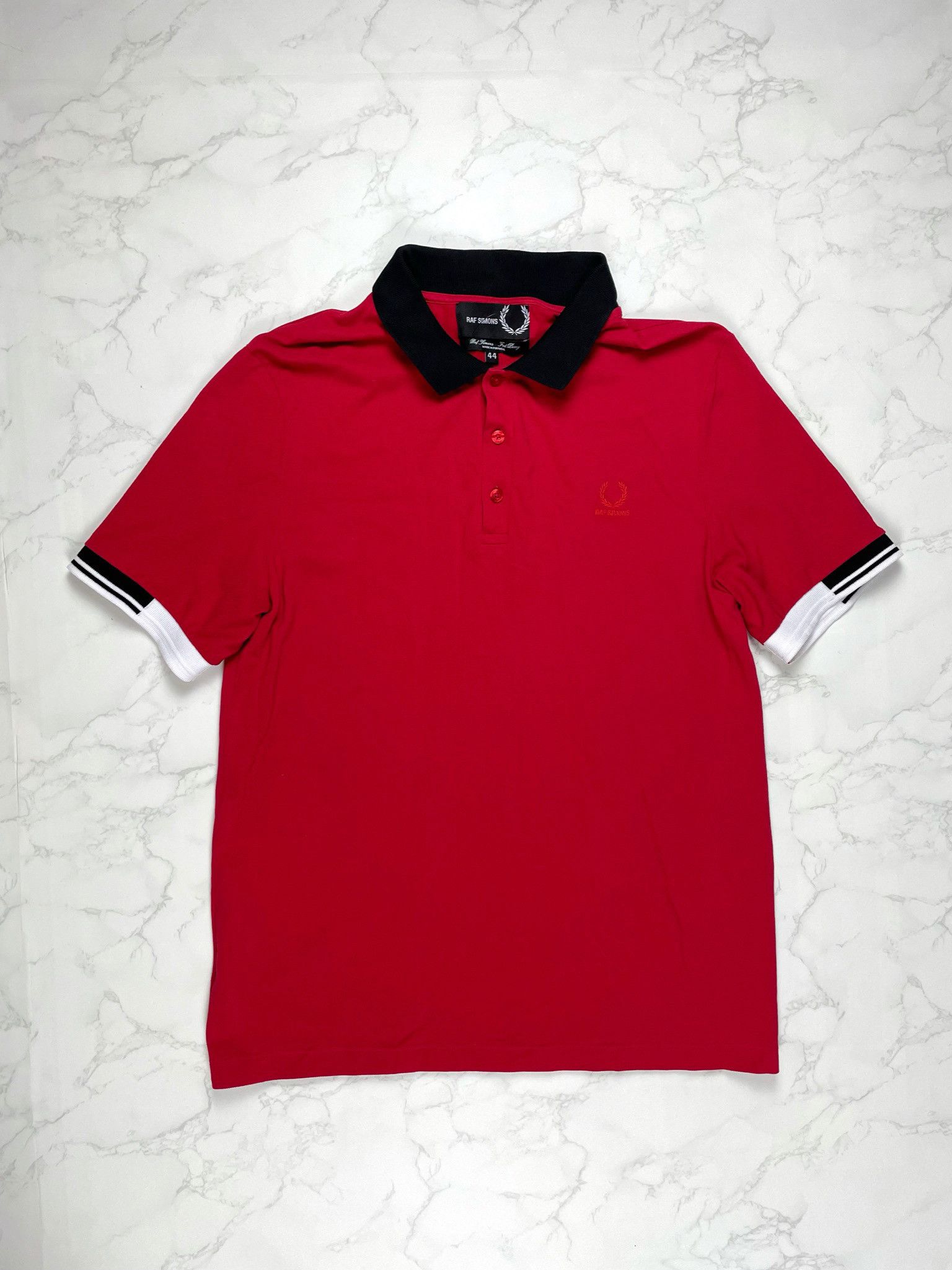 Fred Perry × Raf Simons 🔥[SALE]🔥 Raf Simons x Fred Perry Red Polo Shirt ...