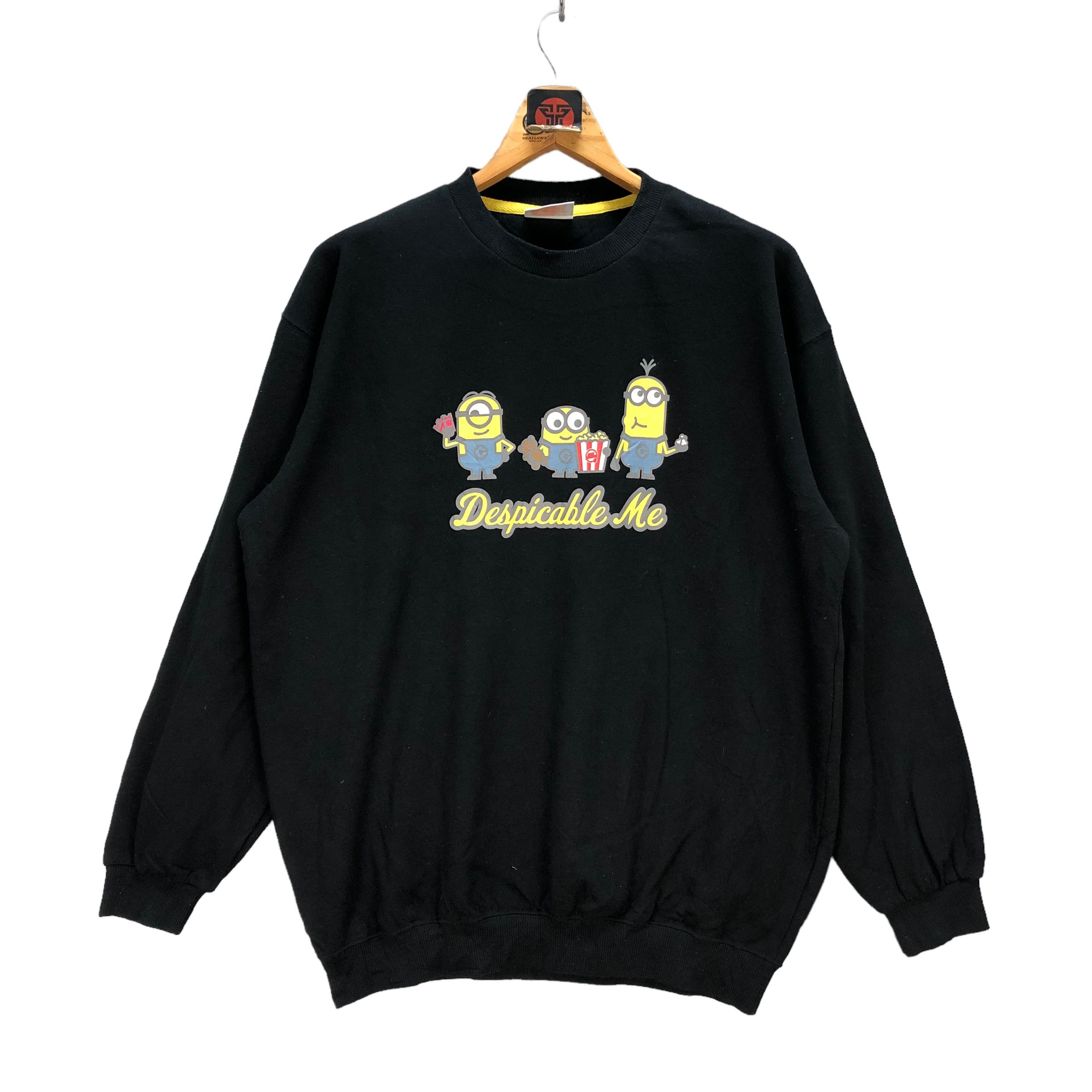 Cartoon Network DESPICABLE ME MINION MADE BIG LOGO SWEATSHIRS #7384-141 ...
