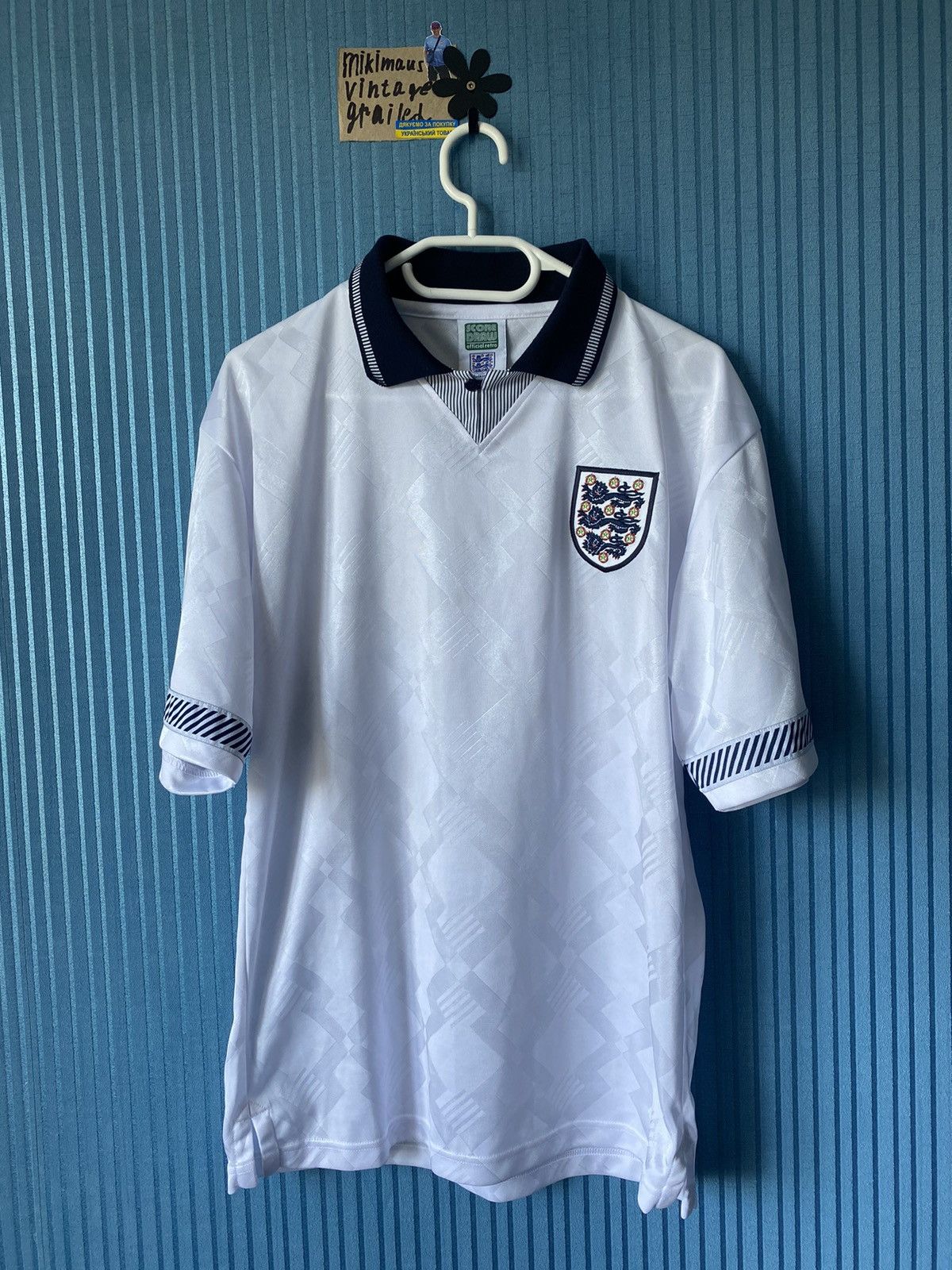 Fifa World Cup × Soccer Jersey × Vintage England Score Draw 1980s ...