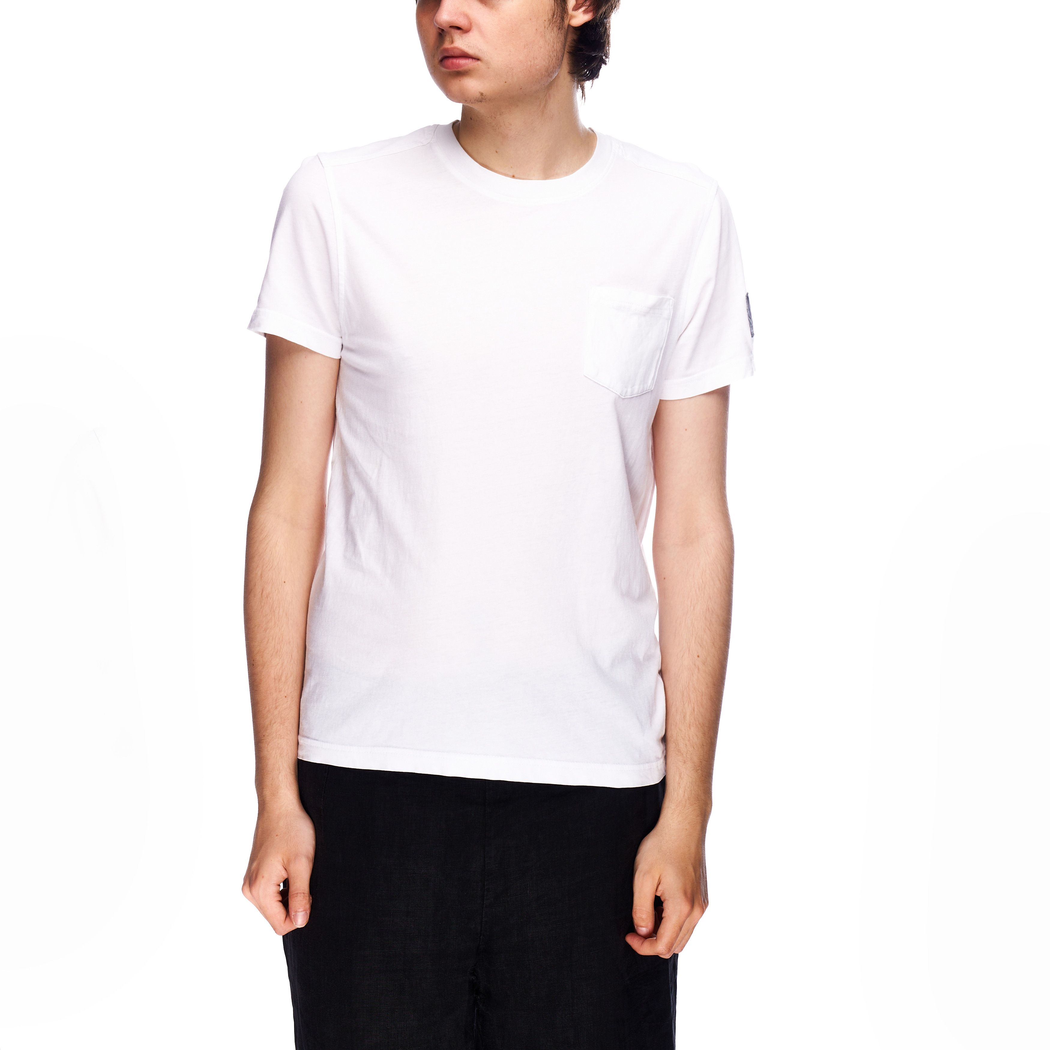 Belstaff BELSTAFF White Patch Logo Cotton Mens Tee T - Shirt | Grailed
