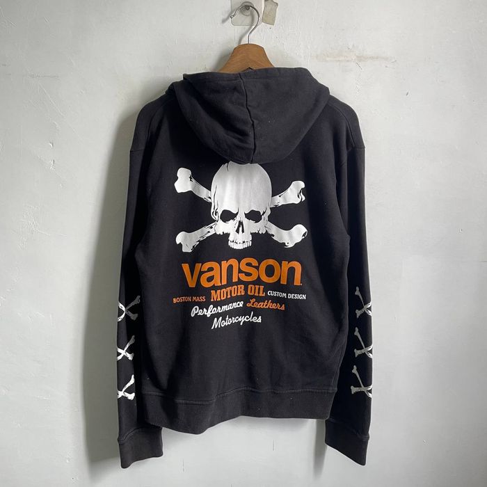 Vanson Leathers hoodie Vanson leathers big logo | Grailed