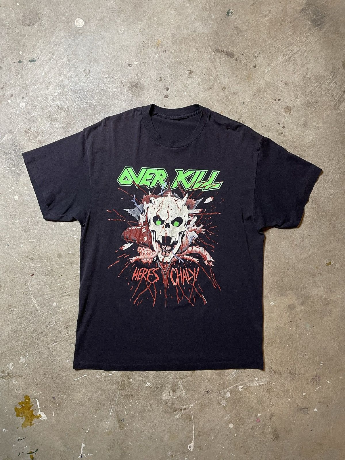 Vintage 1988 Overkill Band Tee | Grailed