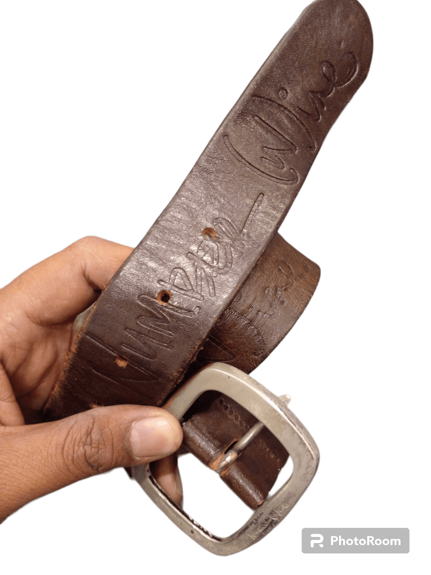 Genuine Leather Rare Number (n)ine belt genuine leather | Grailed