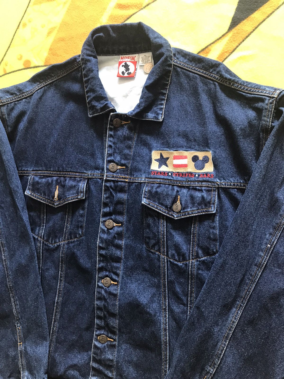 Vintage Vintage Mickey Mouse Denim Jean Jacket | Grailed
