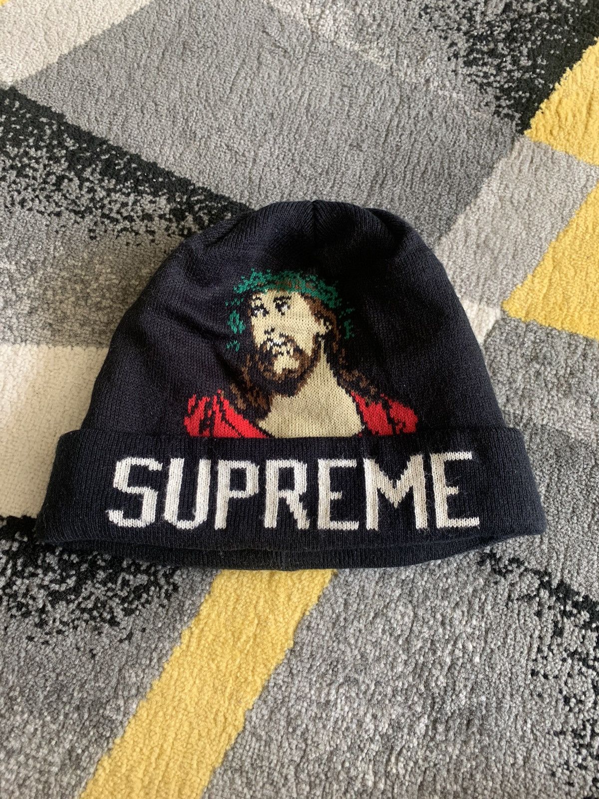 Supreme Jesus Beanie FW13 | Grailed