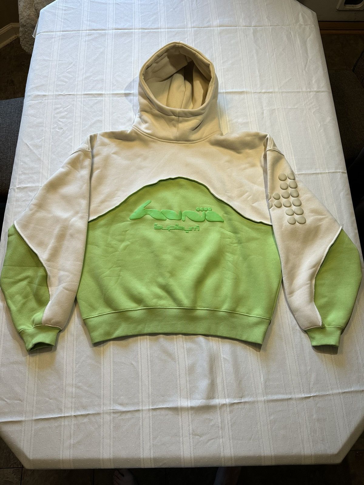 Designer × Rare × Streetwear HUNI Hoodie “GREEN” | Grailed