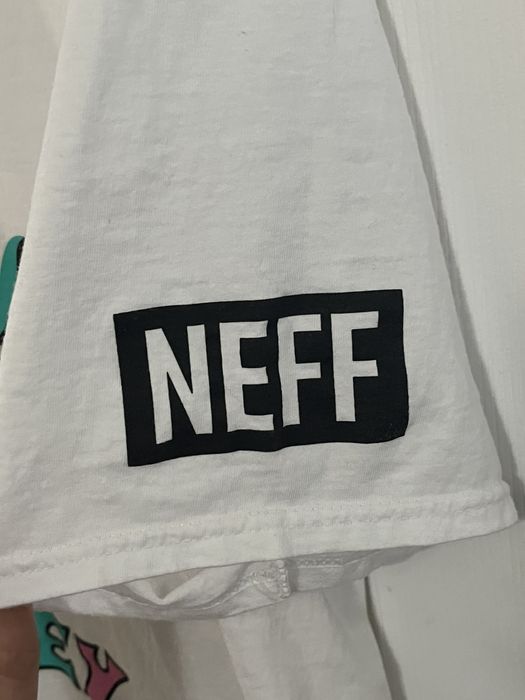 Neff Neff Disney Peace Sign Shirt White | Grailed