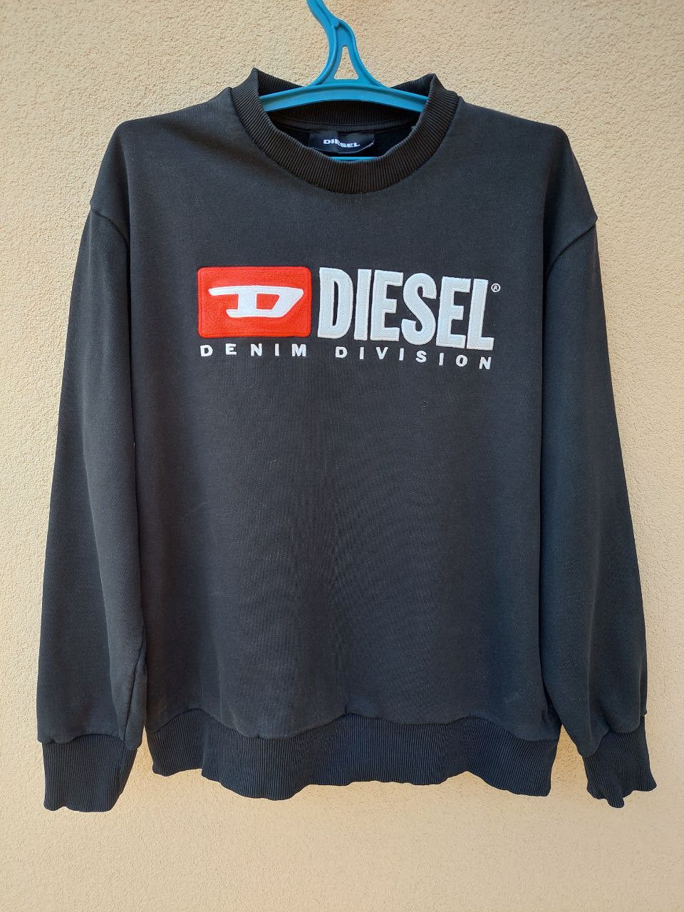 Diesel × Streetwear Diesel Denim Division boxy sweatshirt big logo ...