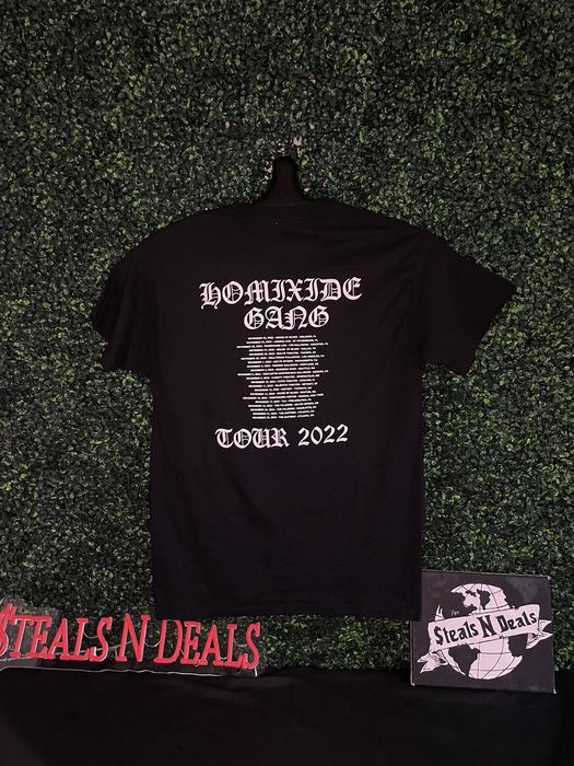 Streetwear Homicide gang tour tee | Grailed