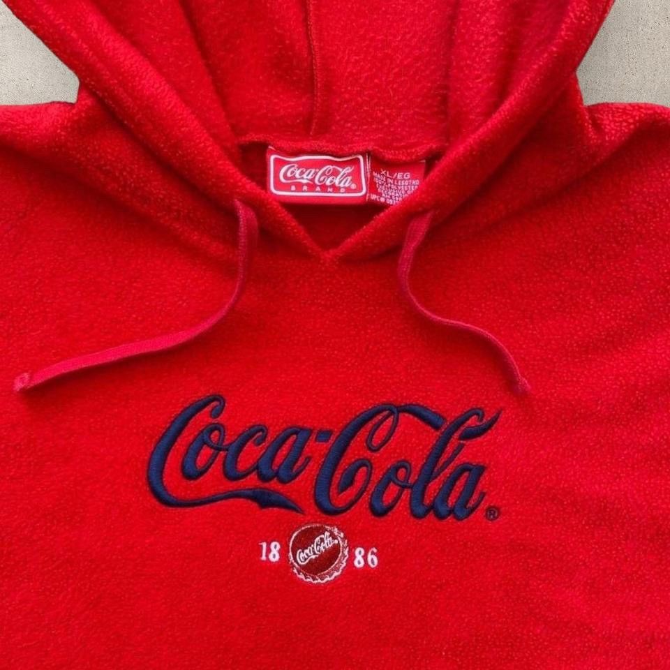 Coca Cola Coca Cola original fleece hoodie | Grailed