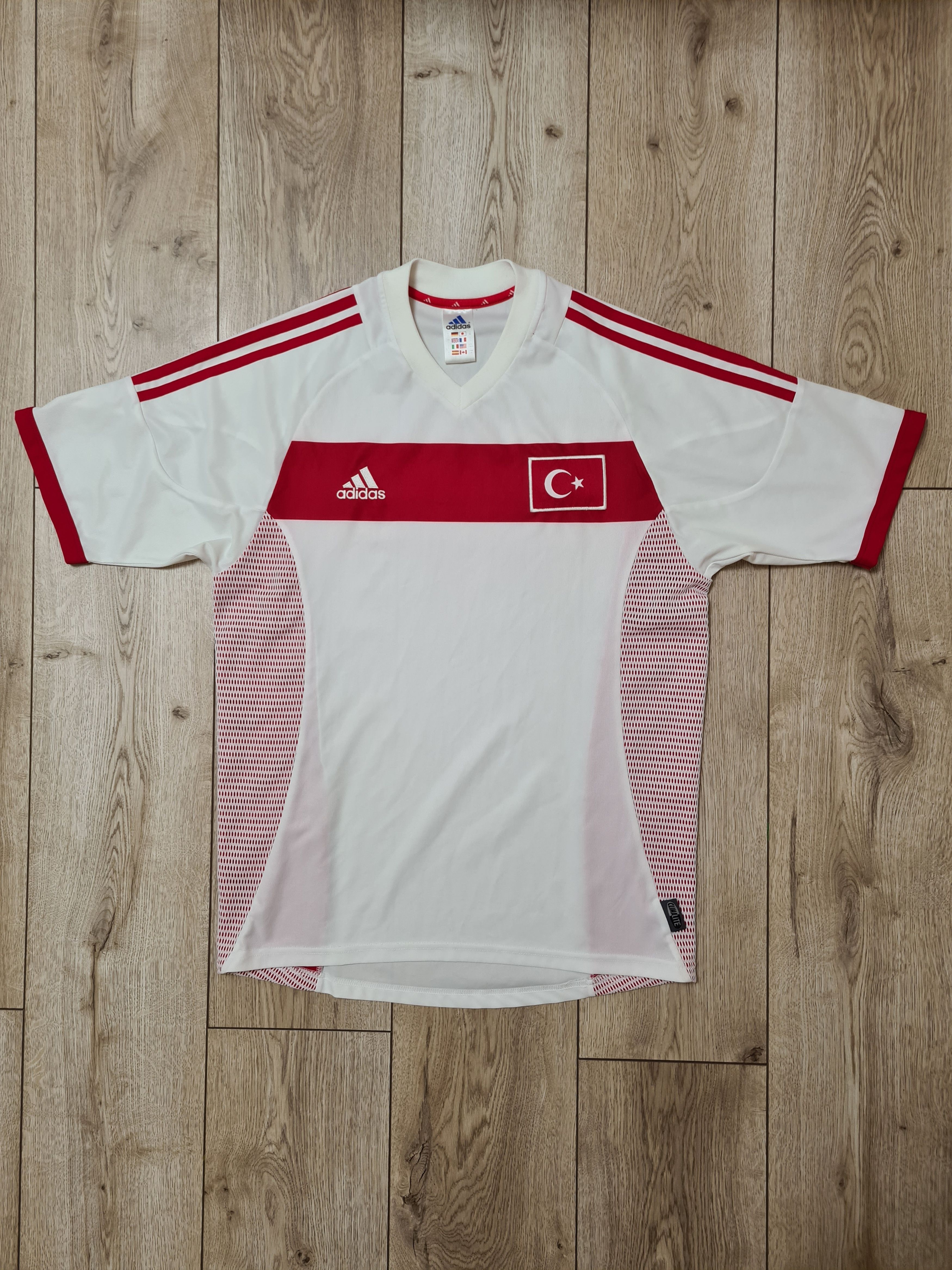 Adidas × Soccer Jersey × Vintage TURKEY 2002 2004 AWAY FOOTBALL SHIRT ...