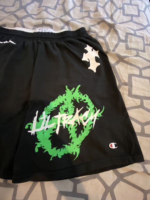 Champion Lil Tracy “Anarchy” Merch Shorts | Grailed