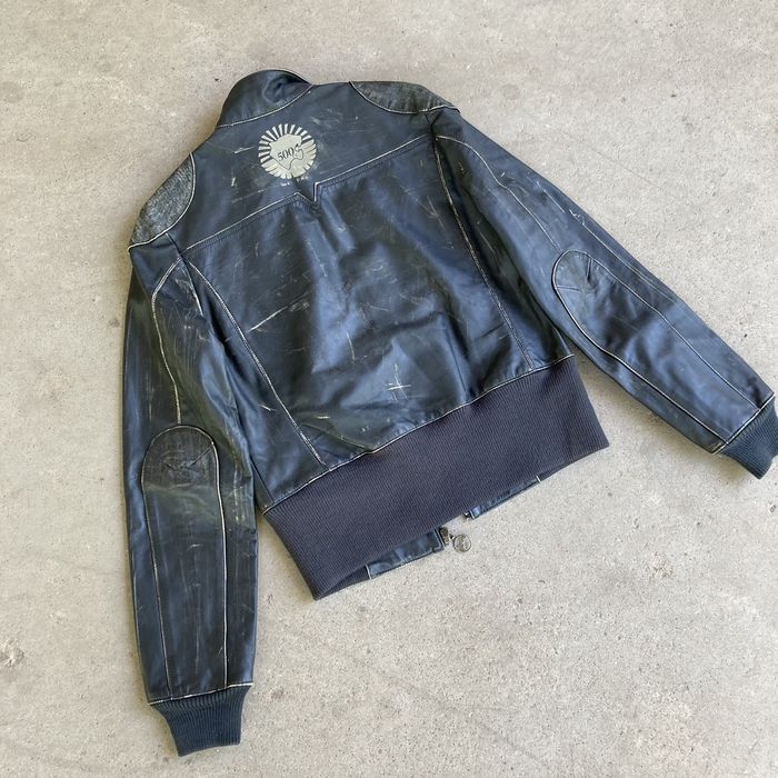 Puma Archival Puma Leather Jacket 500cc motorcycle style | Grailed